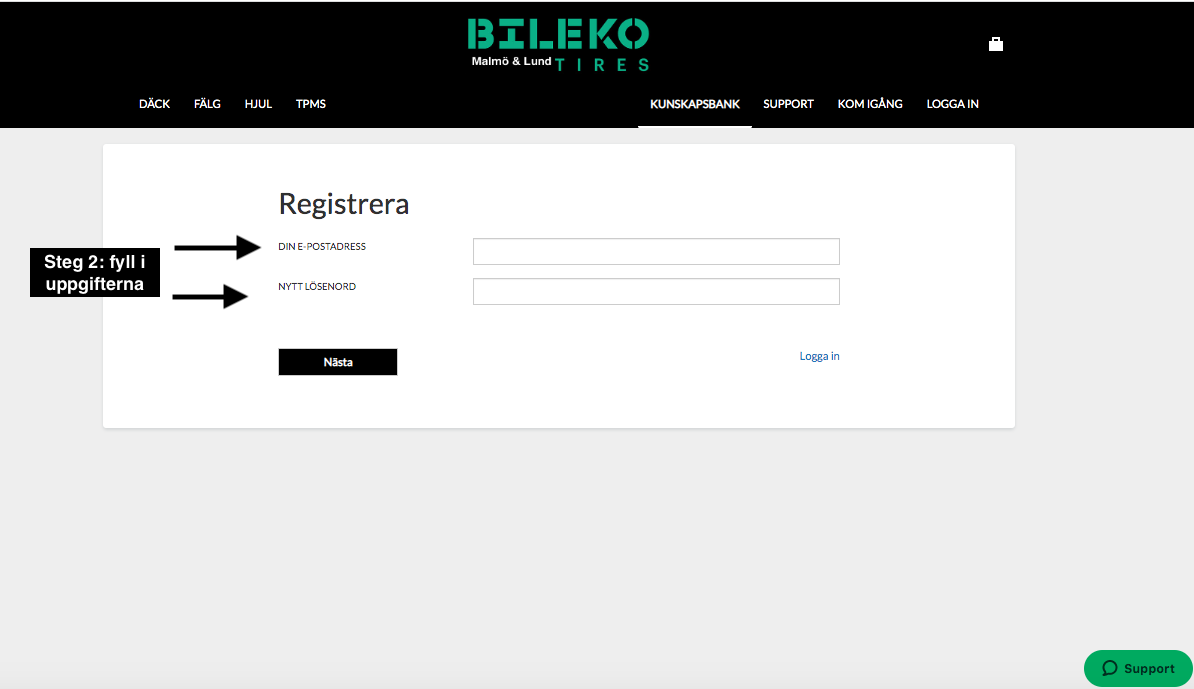 Bli kund hos oss – Bileko Tires